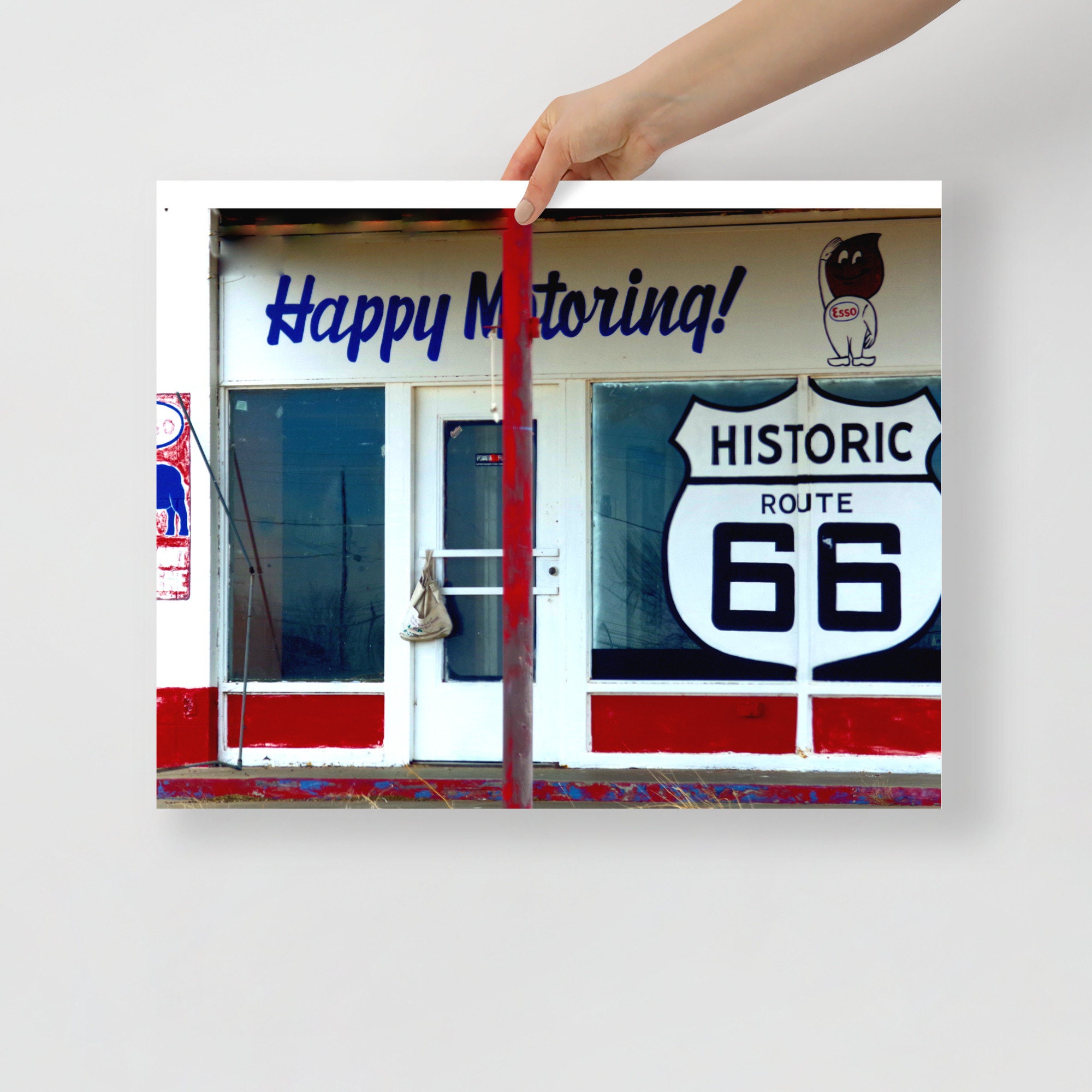 Motoring on Route 66 Wall Art, Route 66 Photographic Print, Route 66 ...