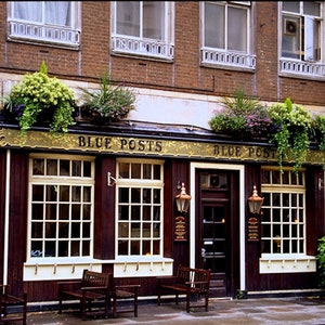 Blue Posts Pub, London, Ireland, Scotland, Pub Photos, Pub Photography ...