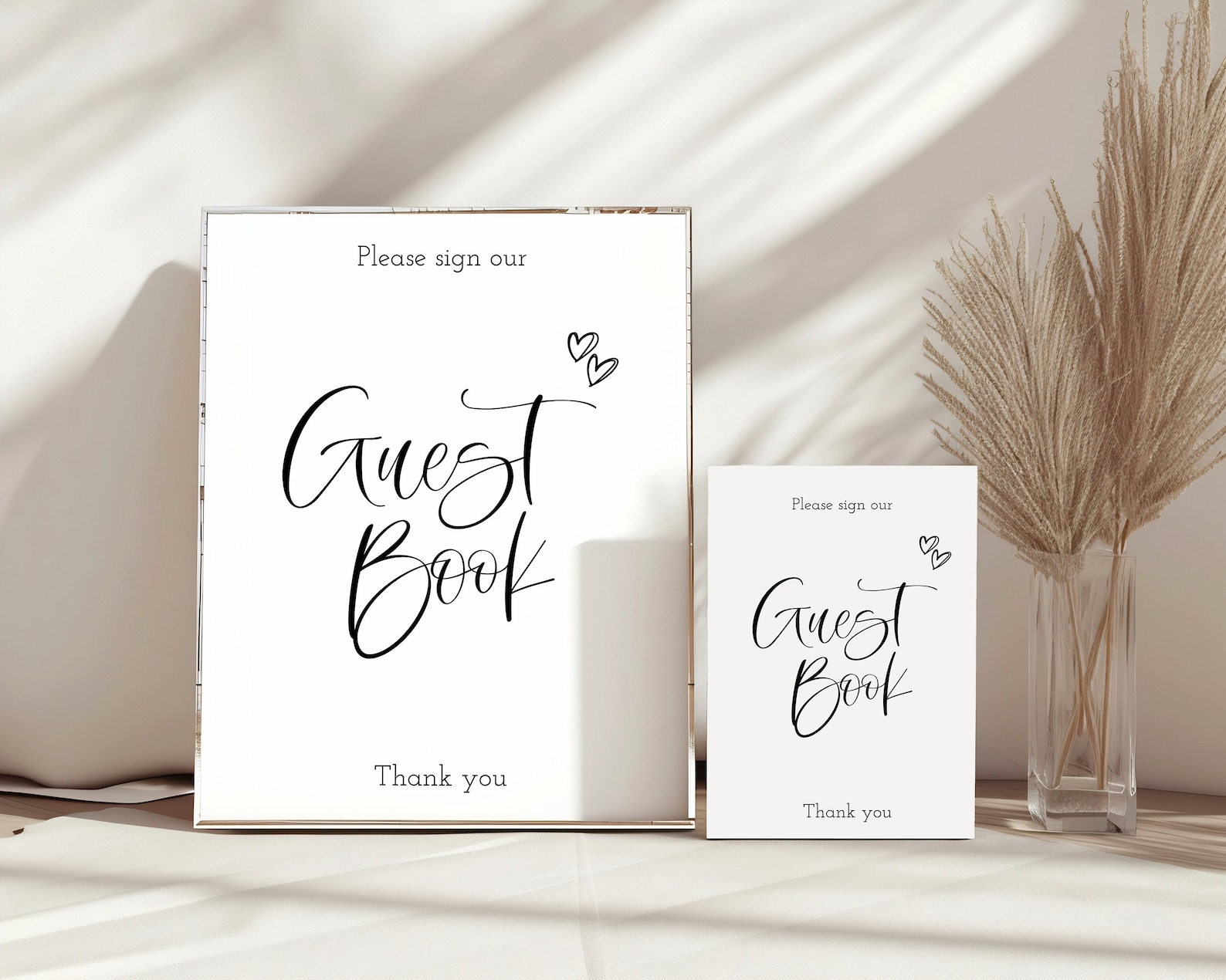 Modern Calligraphy Baby Shower Guest Book Sign ,baby Shower Guest Book ...