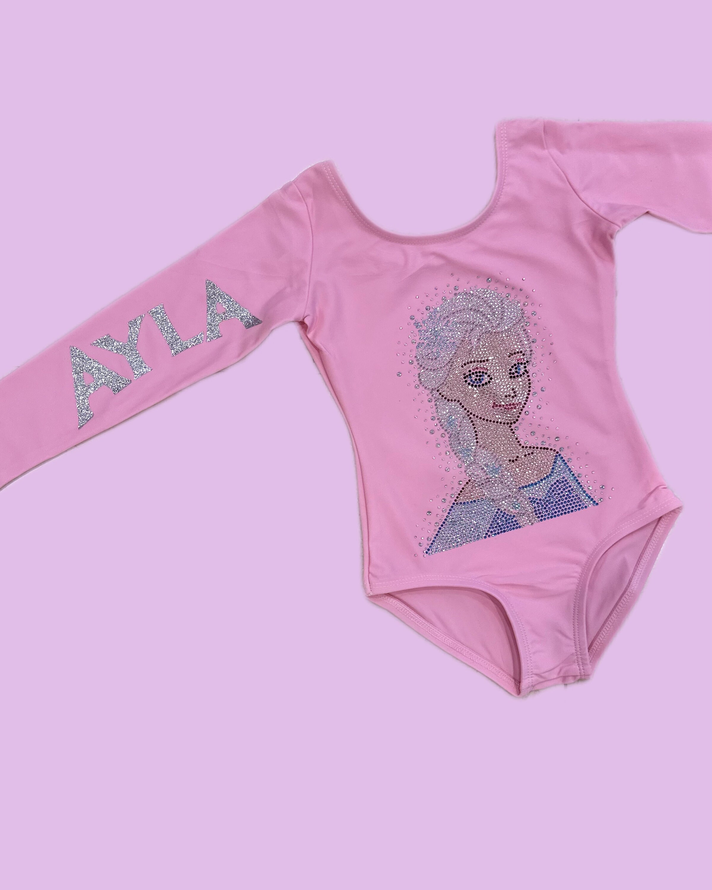 Elsa Birthday Rhinestone Dance Dress Leotard - Etsy