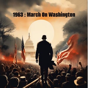 Historic 1963 March on Washington Poster - High-resolution Digital ...