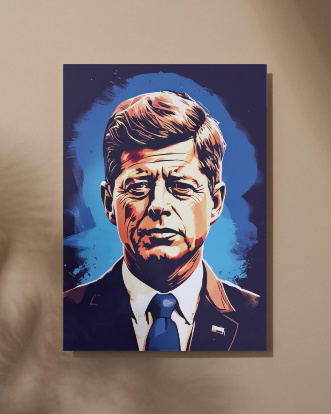 John F. Kennedy - JFK Portrait - High-resolution PNG Digital Download ...