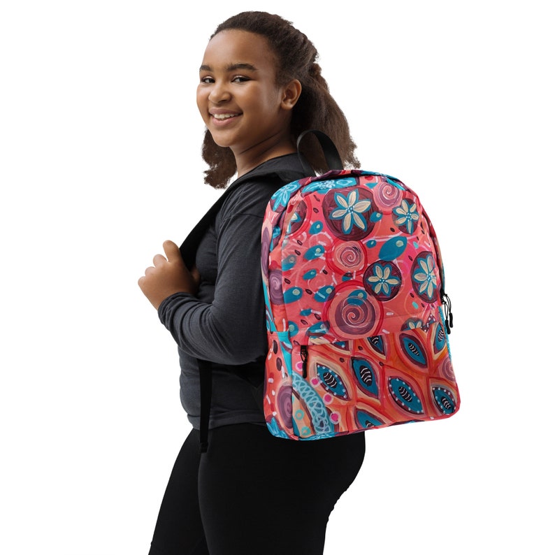 Backpack With Original Art by Althia Prinsloo - Etsy