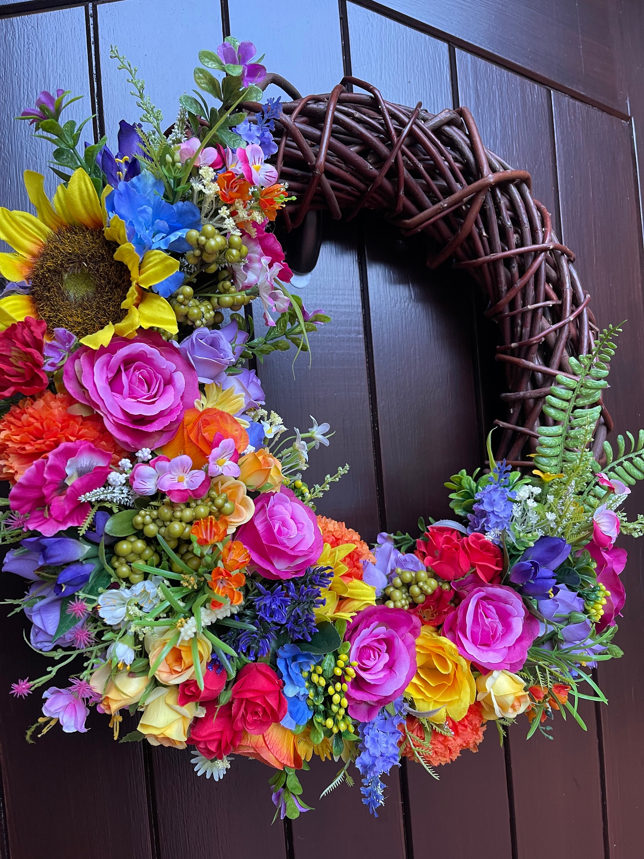 Luxury 50cm Door Wreath - Etsy