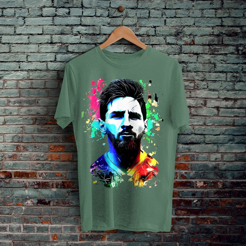 Lionel Messi Tshirt. Long Sleeved Tshirt and Sweater. Cool Football ...