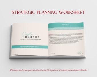 Strategic Planning Worksheet | 5-year Business Strategy Template ...