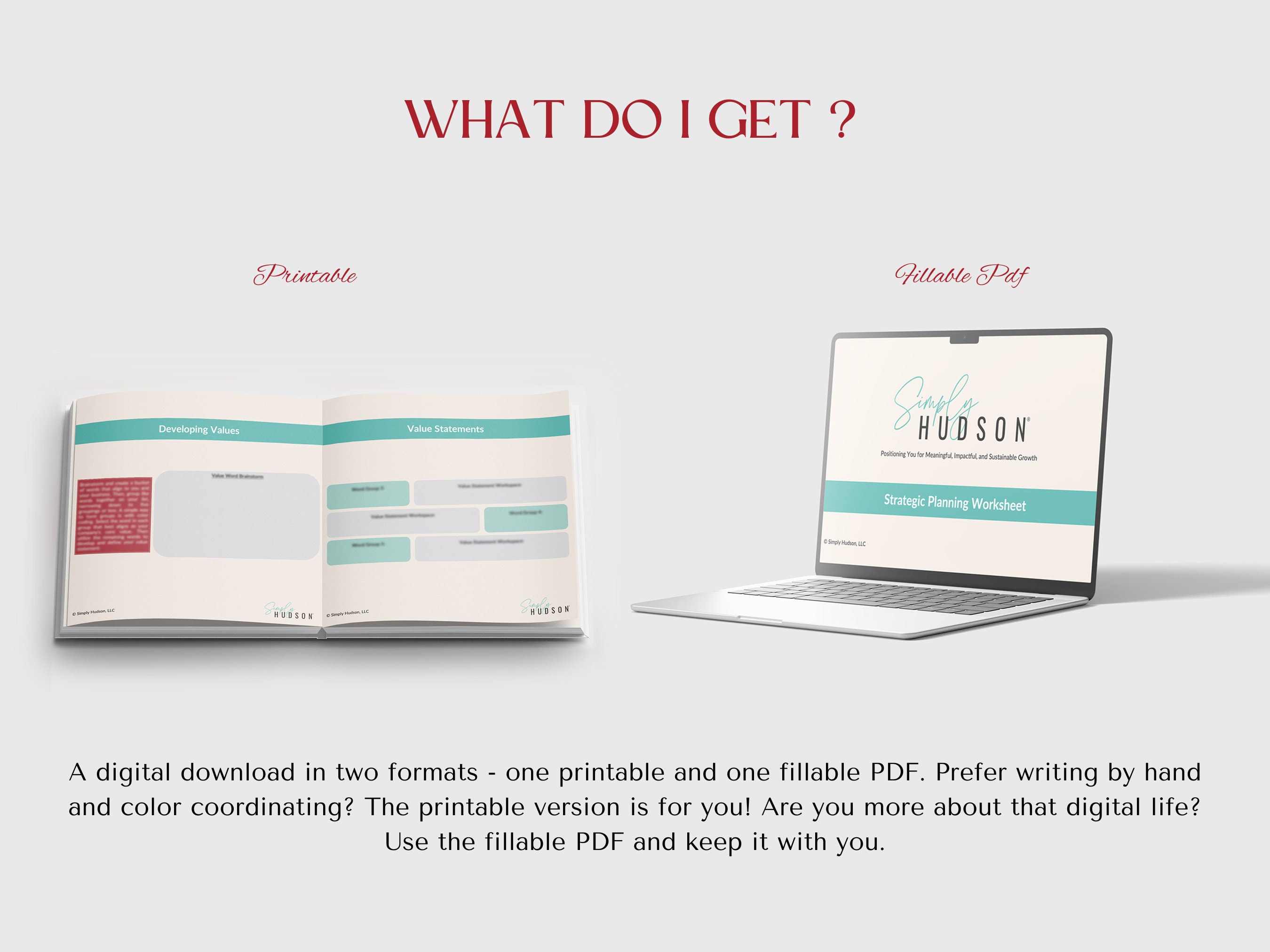 Strategic Planning Worksheet | 5-year Business Strategy Template ...