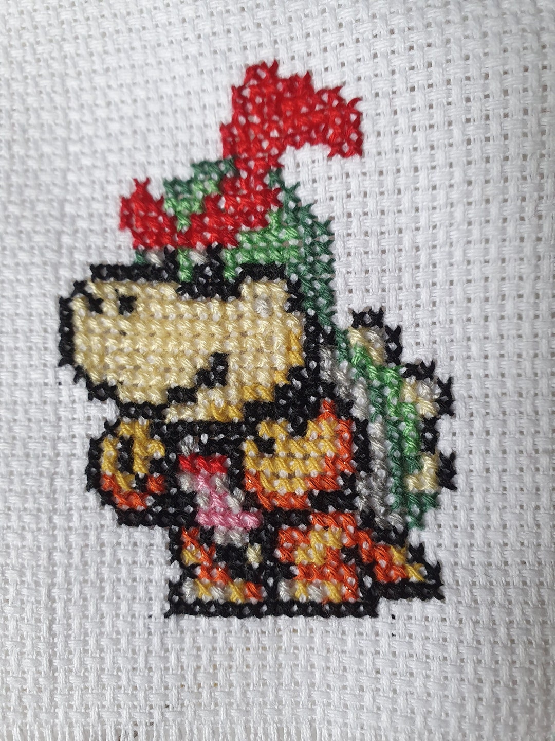 Bowser JR Cross Stitch Chart - Etsy