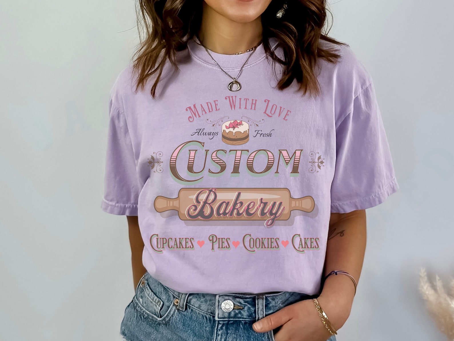 Custom Bakery T-shirt Bakers Business Food Lover Pastry Chef Shirt ...