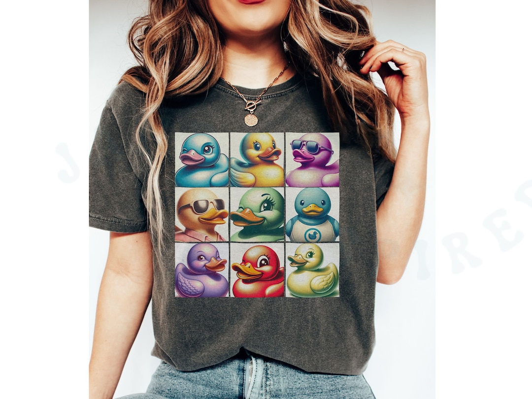 Rubber Duck Shirt Comfort Colors Playful Ducky Top Light Hearted ...