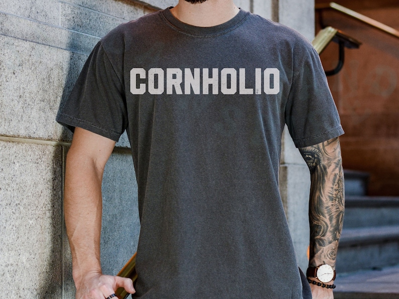 Cornhole Cornholio Outdoor T-shirt Four Bags Score Top Comfort Colors ...