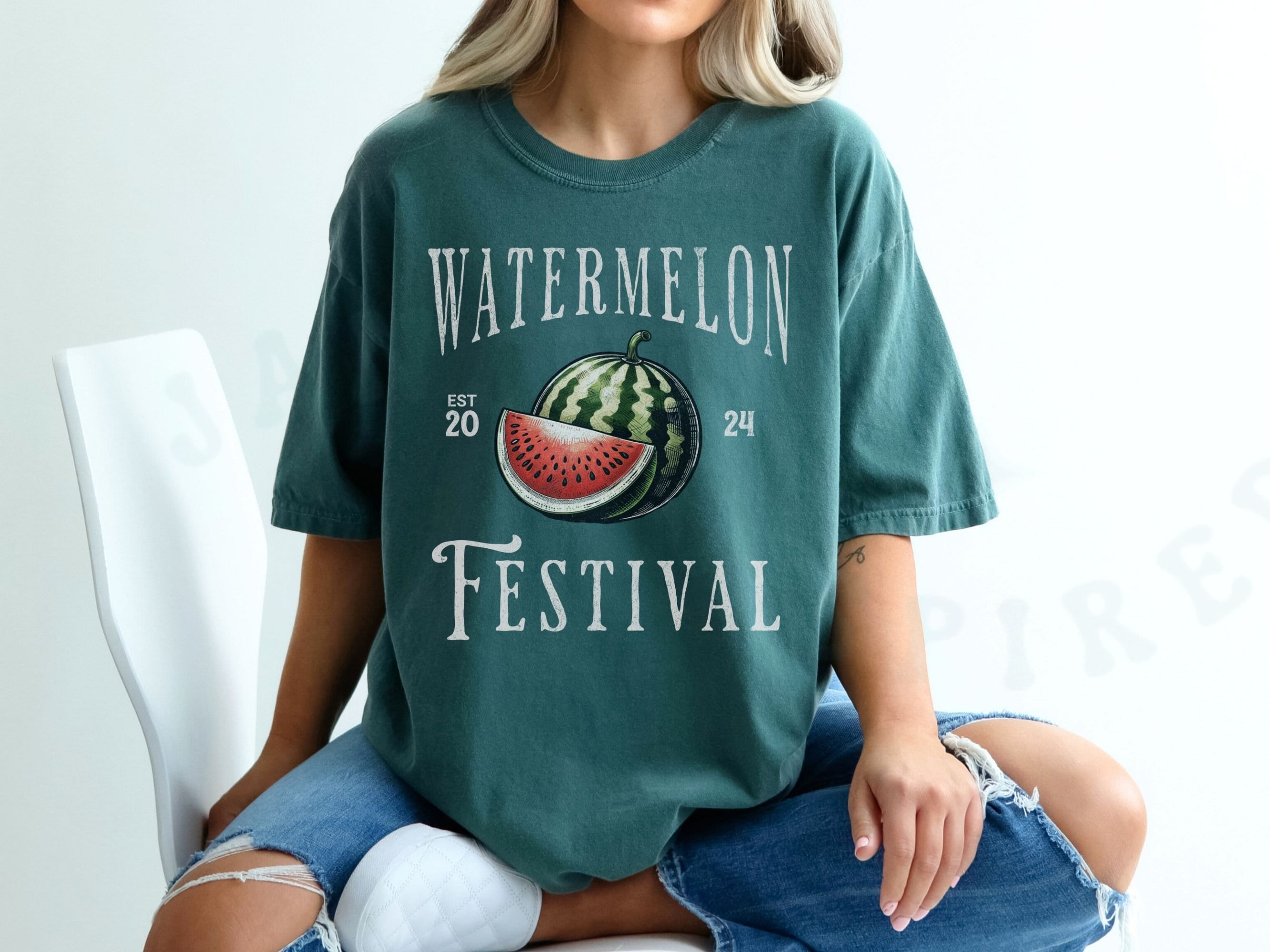 Watermelon Festival Summer T-shirt Outdoor Event Picnic Fruit Lover's ...