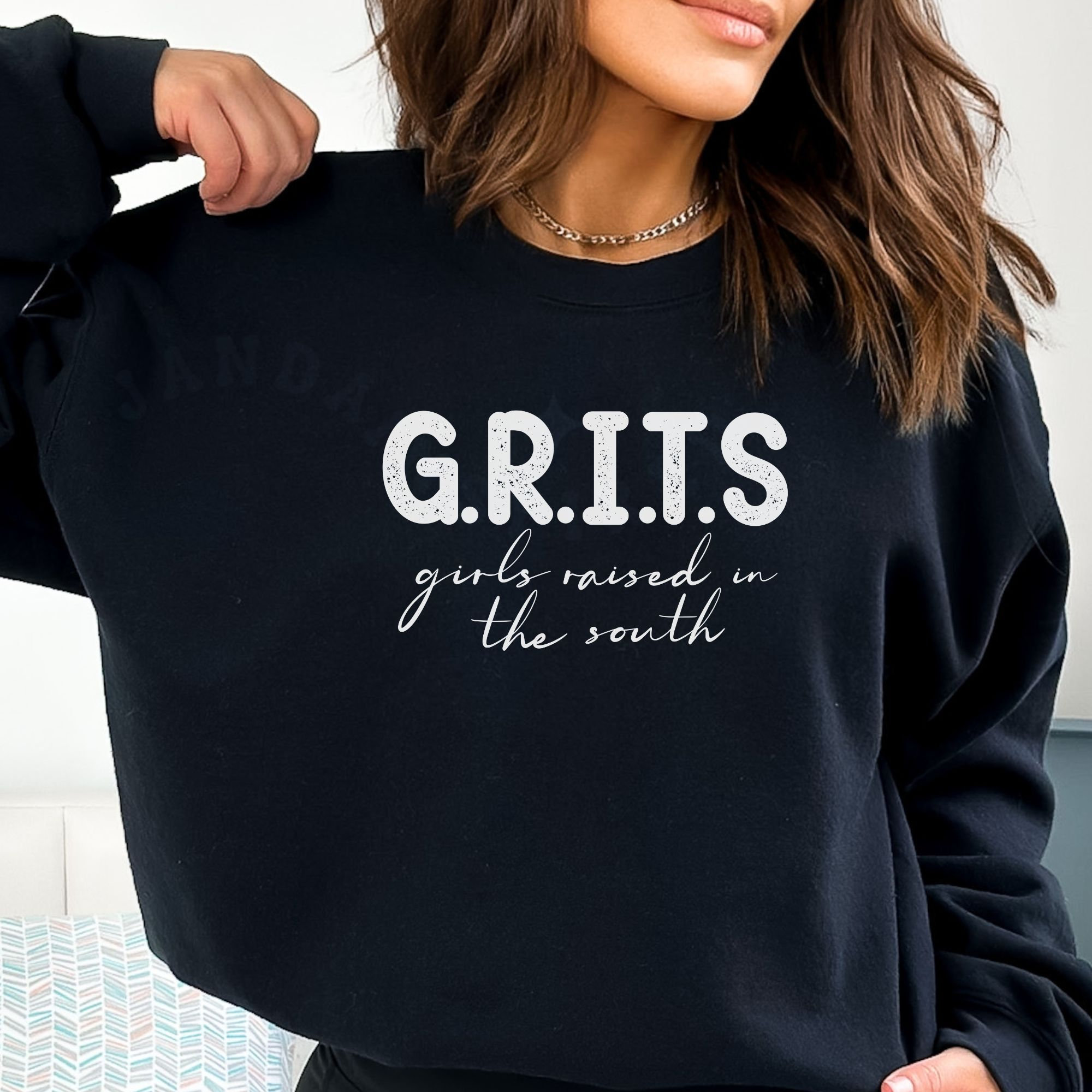 Grits and Grace Southern Roots Gift Sweatshirt for Women Girls Raised ...