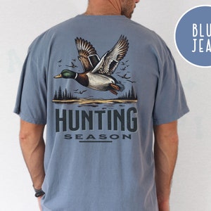 Duck Hunting Wildlife T-shirt Men's Mallard Duck Graphic Top Hunting ...