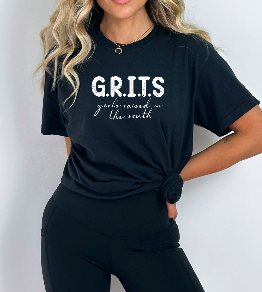 Southern Roots Gift T-shirt for Her Grits Girls Raised in the South Tee ...