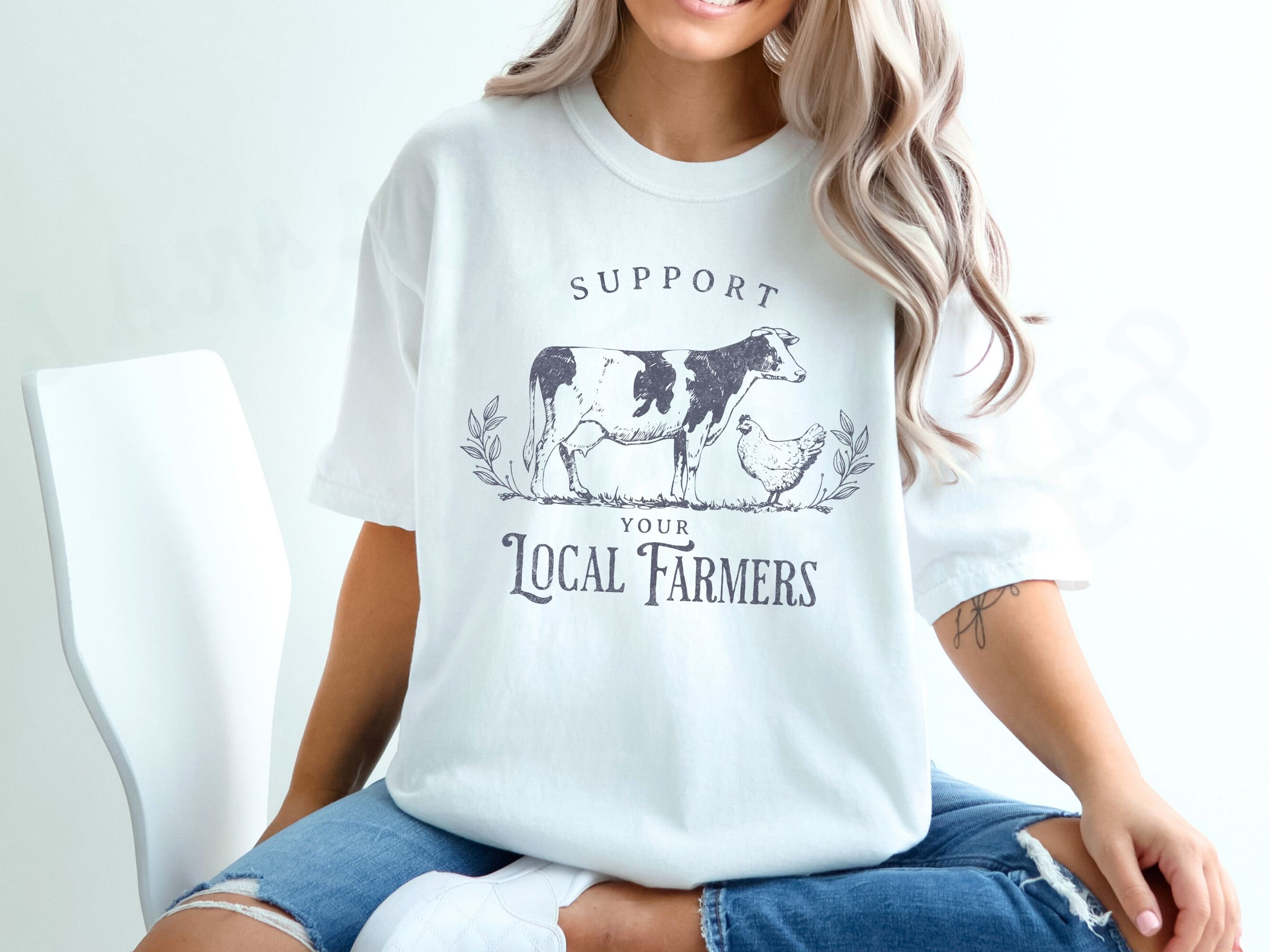 Vintage Farming Nature Inspired Comfort Colors Tee Unisex Gift Rustic ...