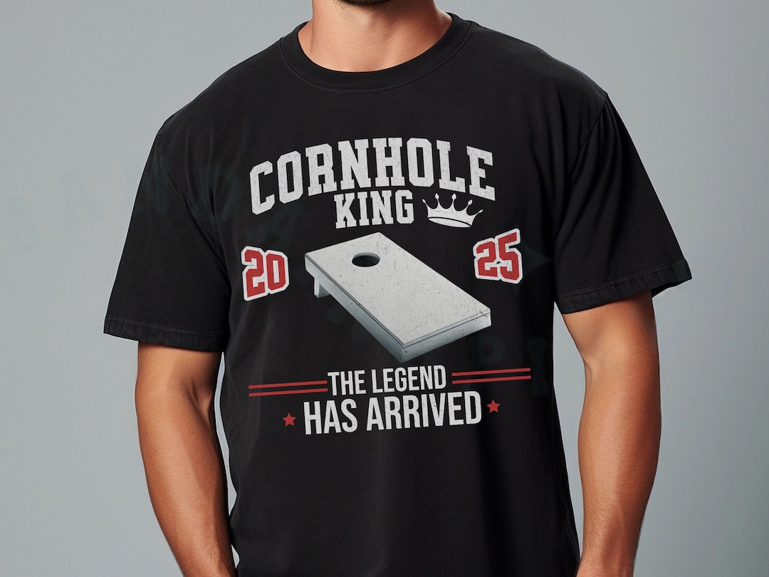 Cornhole Tournament Champion League Comfort Colors T-shirt for Men ...