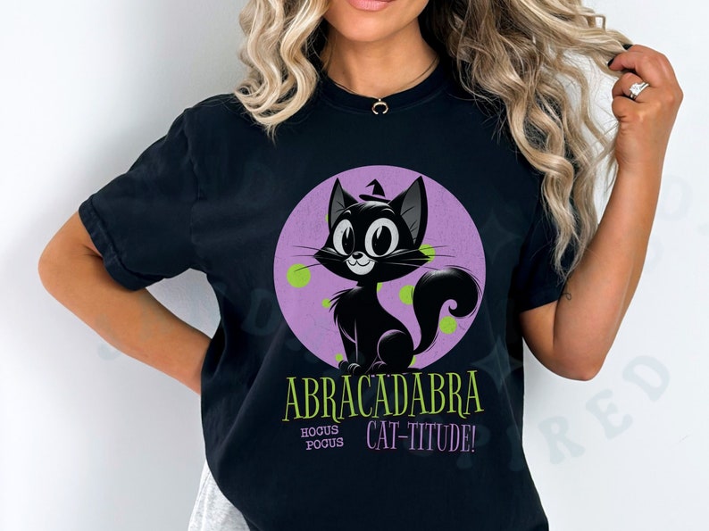 Abracadabra Cat Lover Gift T-shirt Halloween Comfort Colors Spooky ...