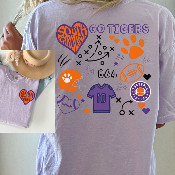 Clemson Tshirt - Etsy