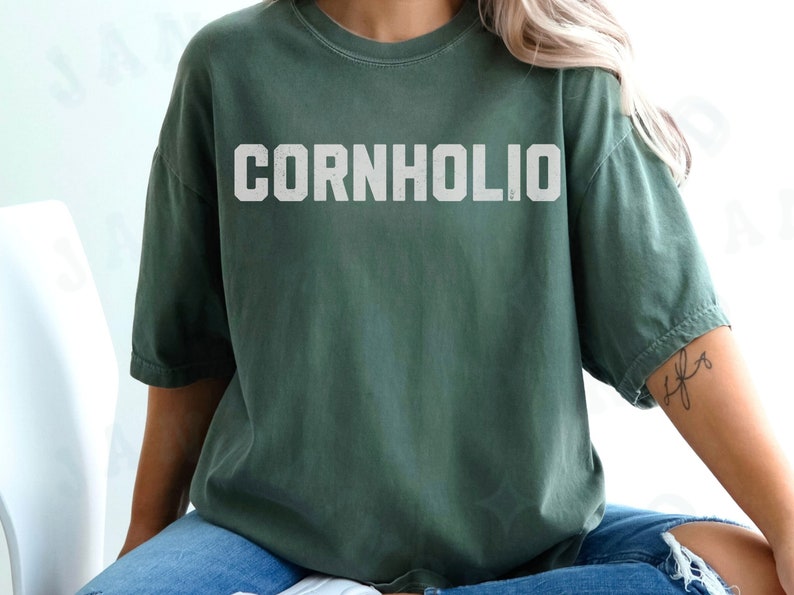 Cornhole Cornholio Outdoor T-shirt Four Bags Score Top Comfort Colors ...