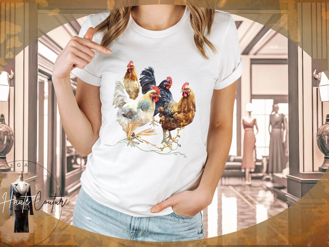 Retro Chicken Breeds Shirt, Funny Chicken Shirt, Gift for Chicken Lover ...