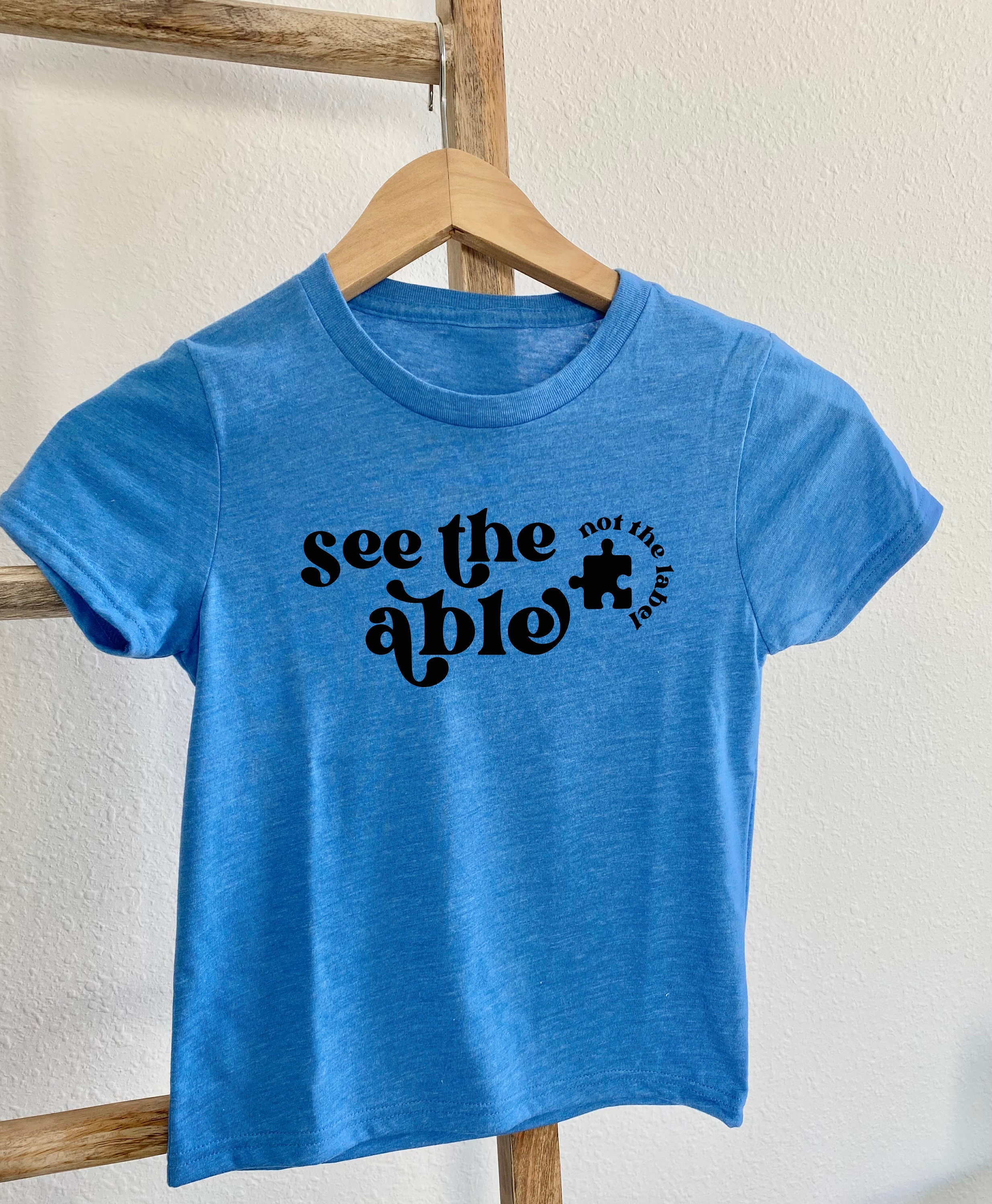 Autism Awareness Family Shirts, See the Able Not the Label Tee, Autism ...