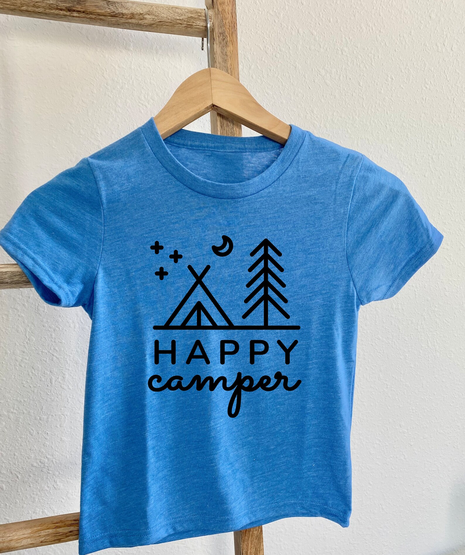 Happy Camper Shirt for Kids, Summer Camp Shirt, Organic Clothing for ...