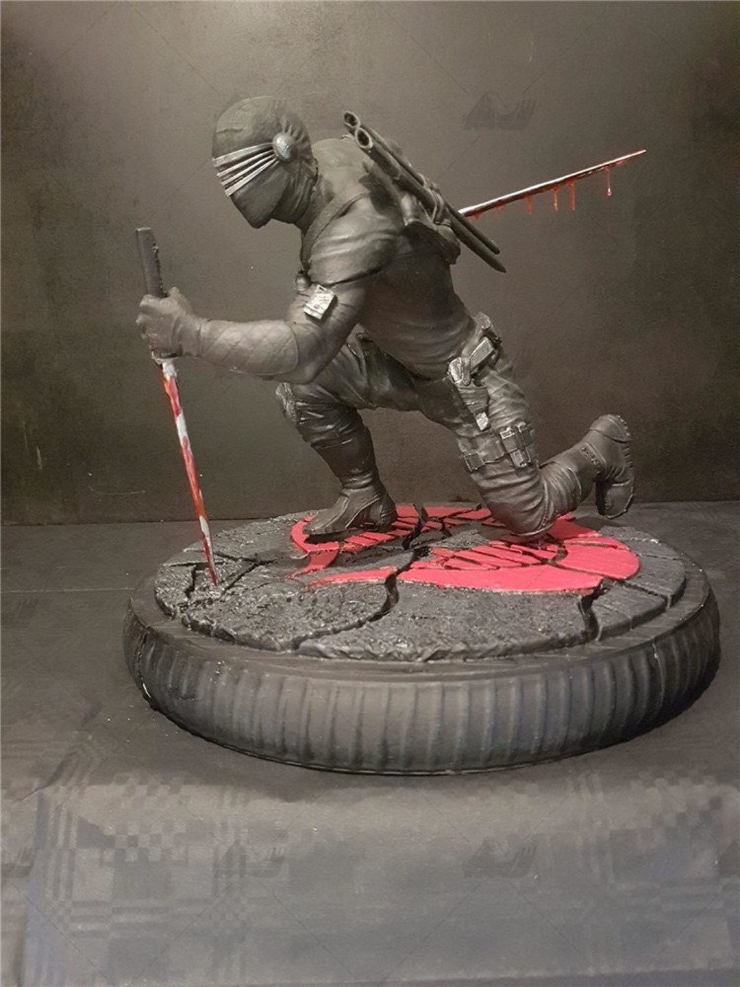 G.I. Joe Snake Eyes 3D Printed Figure Gamer Room Design Gift - Etsy