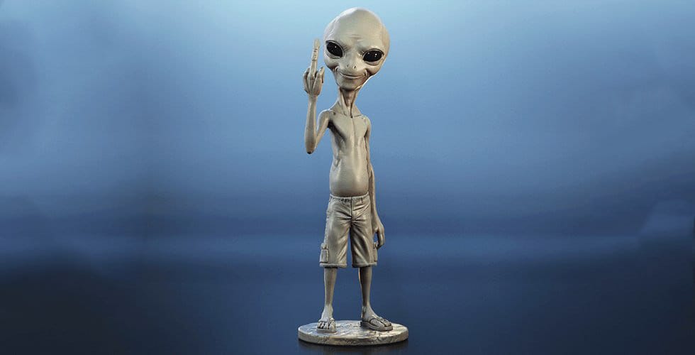 Paul the Alien Figure Alien Statue 3D Printed Figure Gamer - Etsy