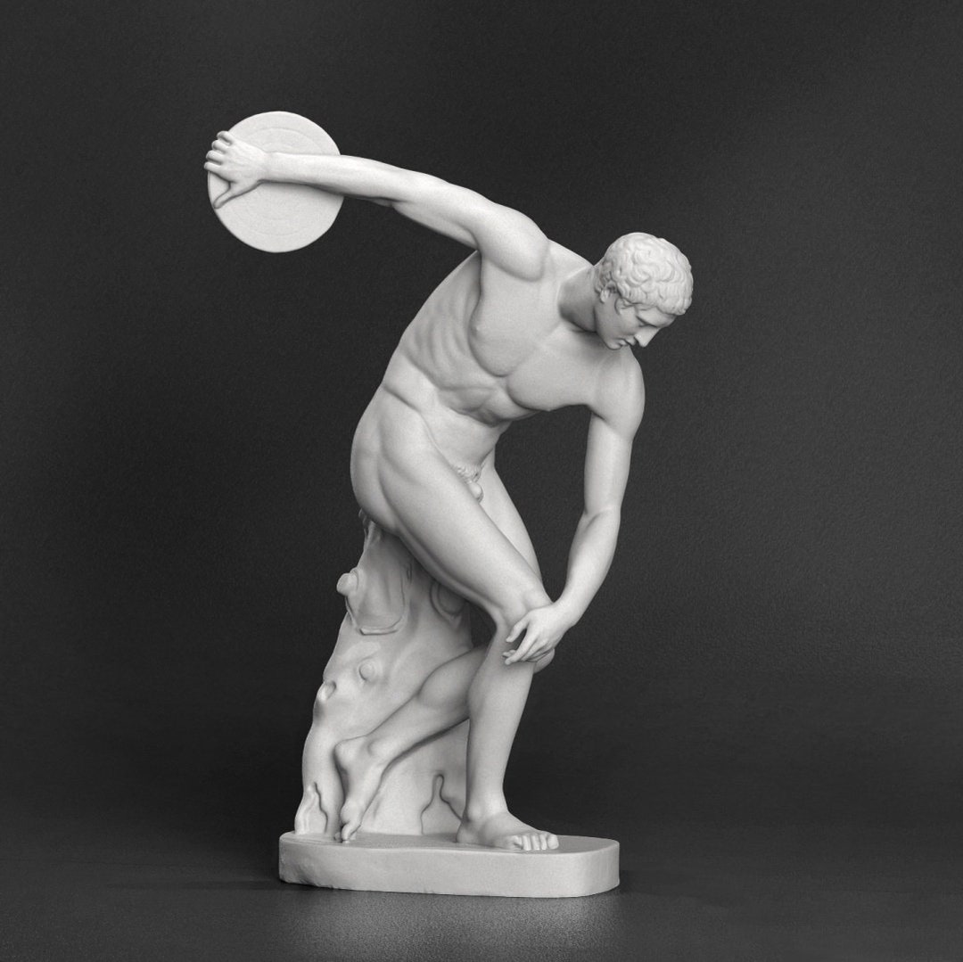 The Townley Discobolus Sculpture Replica 3D Printed - Etsy