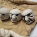 VTG New Old Stock 90's Creepy Face Ball Set Shrunken Heads Oddity ...