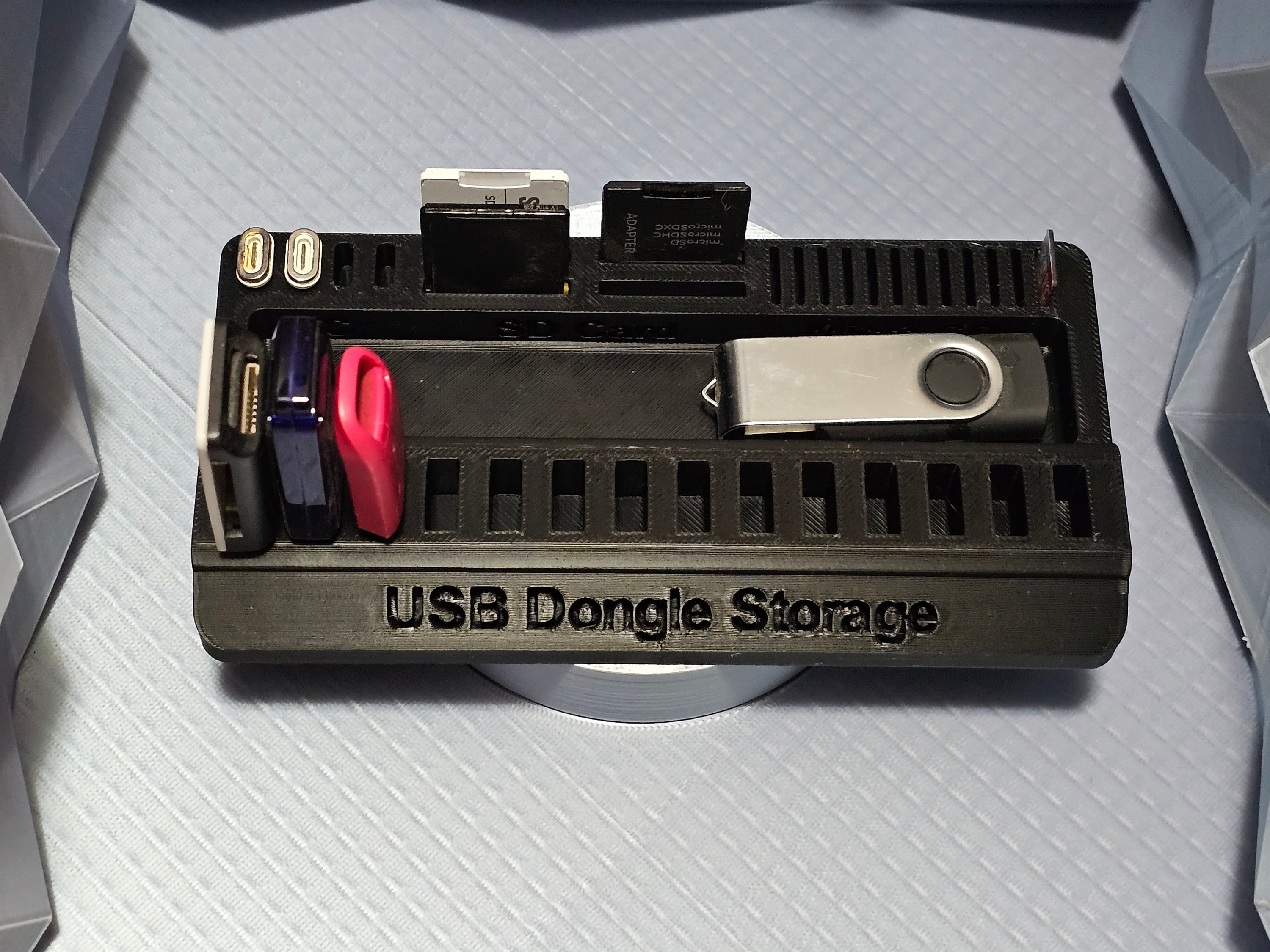 3D Printed USB, SD Card, Micro SD Card Storage Container - Etsy