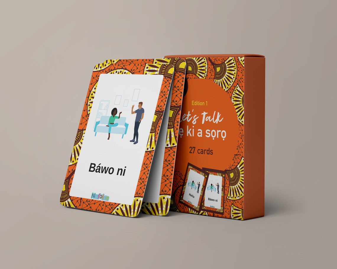 Yoruba Language Flashcards, Bilingual Learning, Kids & Adults - Etsy