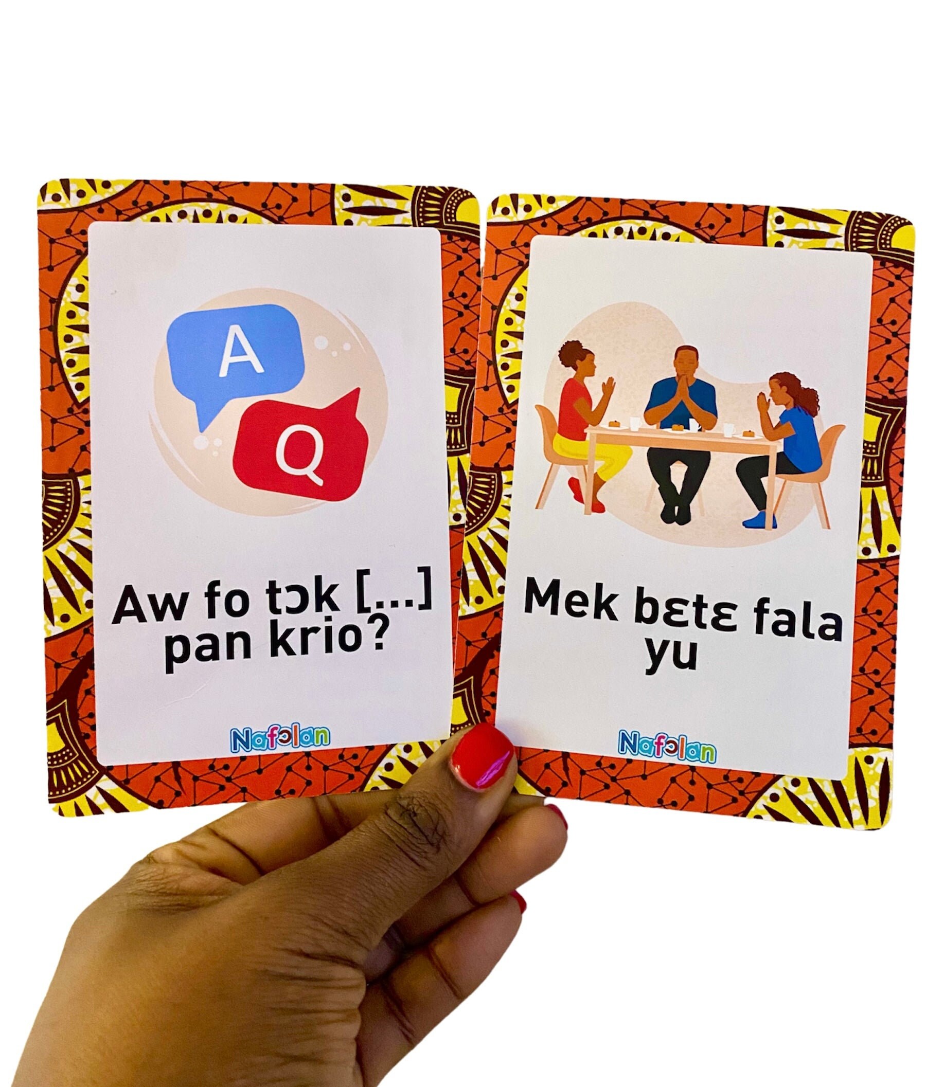 Krio/african Language Bi-lingual Learning Flashcards, Beginners,kids ...