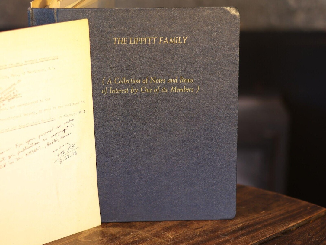 The Lippitt Family, Henry F. Lippitt, 2nd, First Edition, 1959, Limited ...