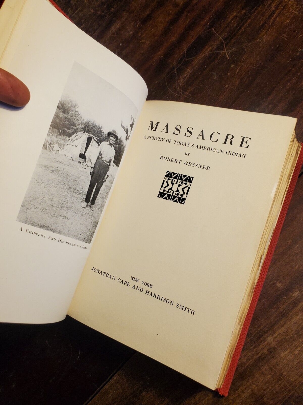 Massacre a Survey of Today's American Indian by Robert Gessner, 1931 - Etsy