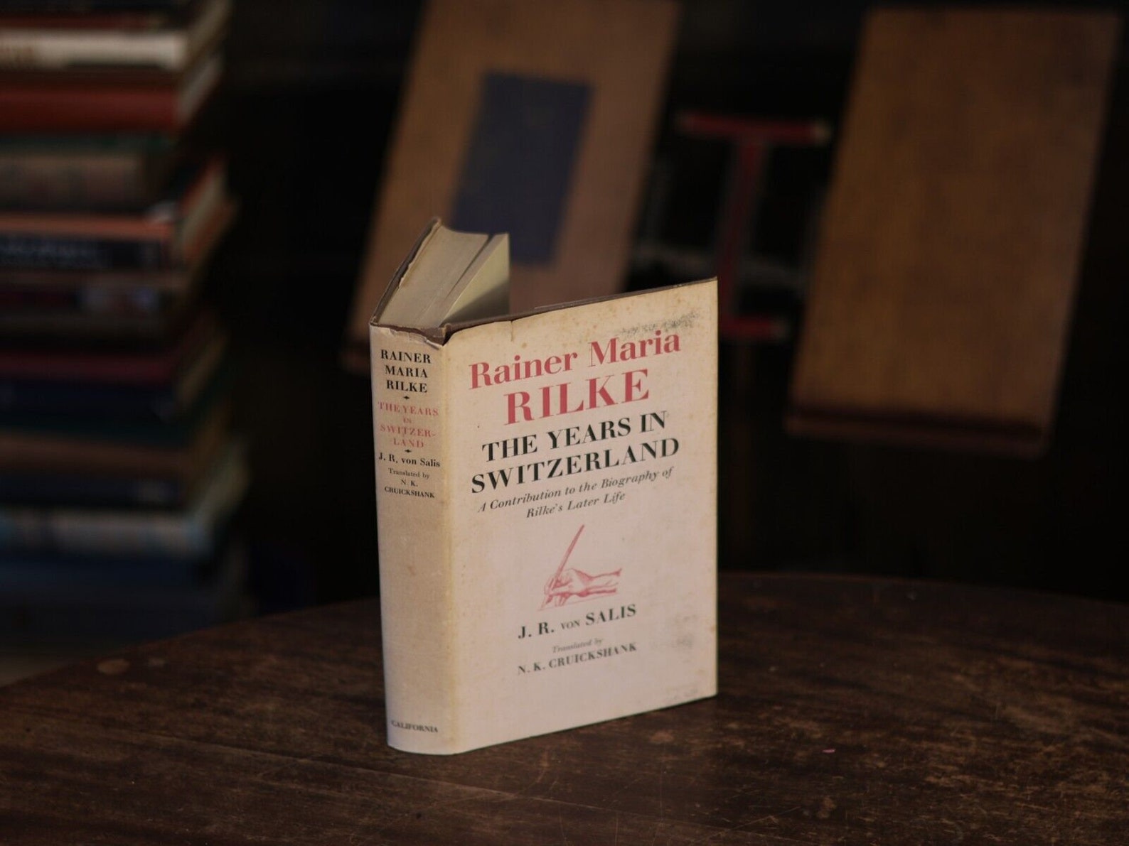 The Years in Switzerland, Raina Maria Rilke, First English Edition ...