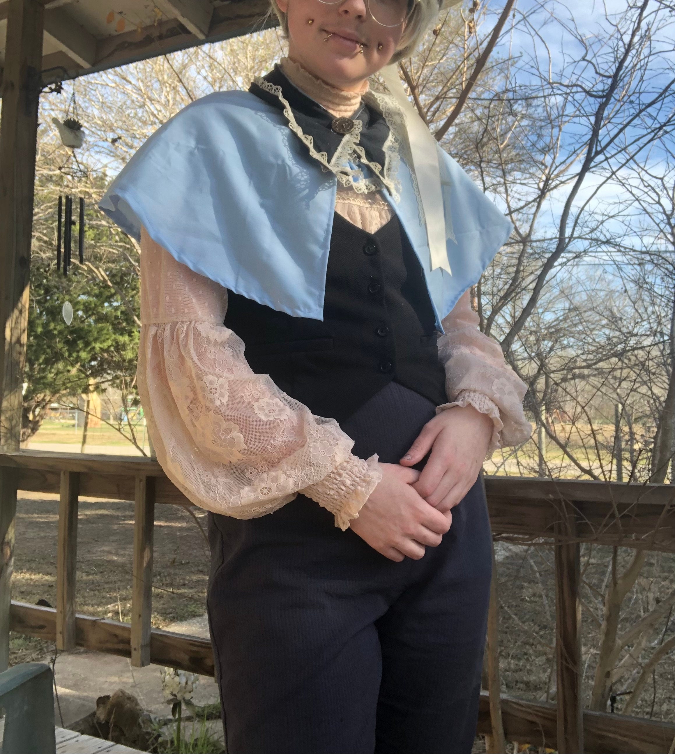 Lolita Ouji Kodona Capelet Mini Cape - Etsy