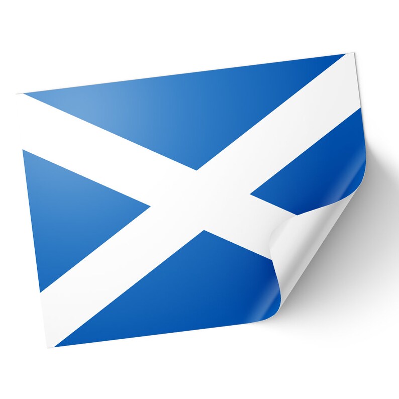 20 X Scotland Scottish St Andrews Flag Stickers Rectangle Event Laptop ...
