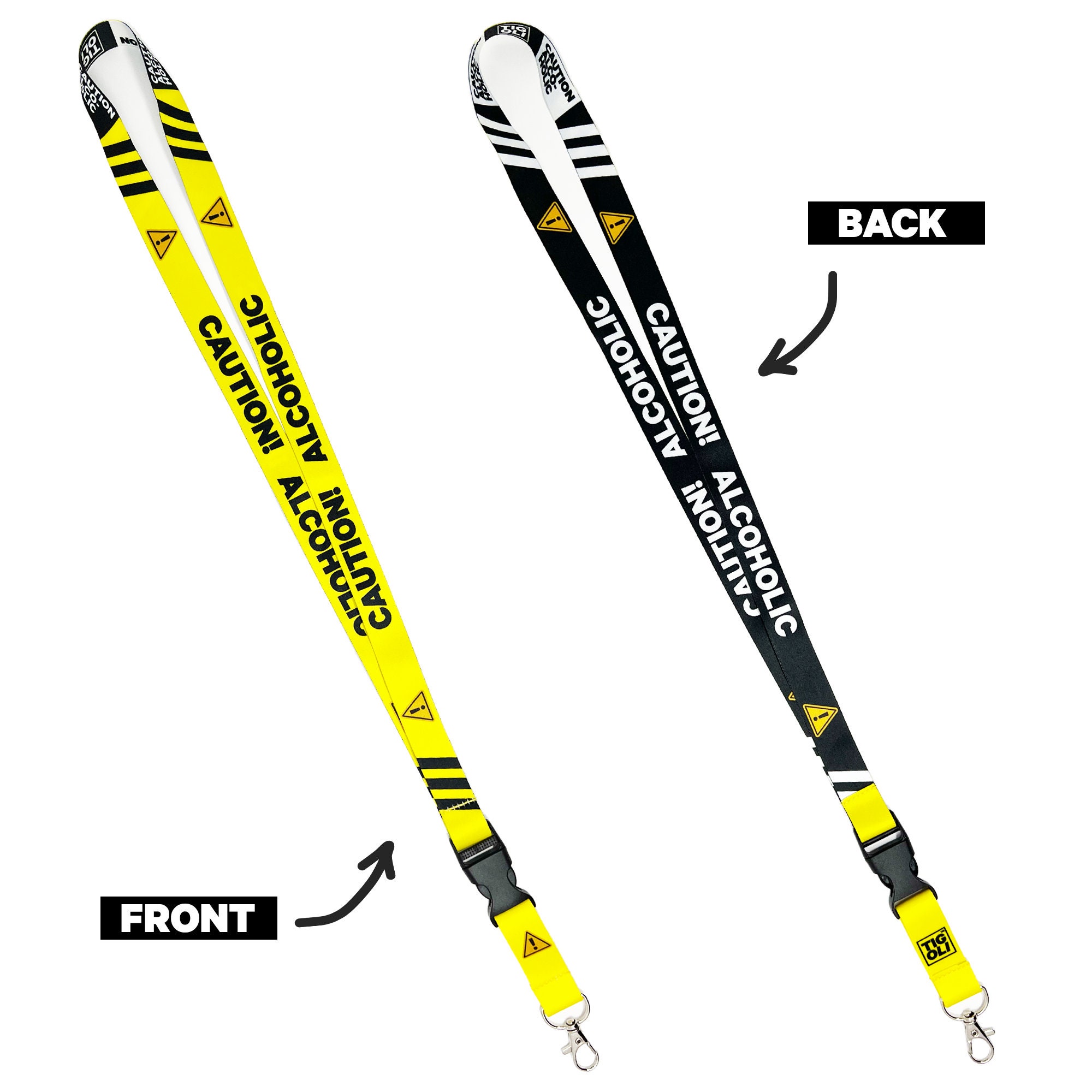 Caution Insanely Funny Lanyard Office Novelty Gifts Secret - Etsy