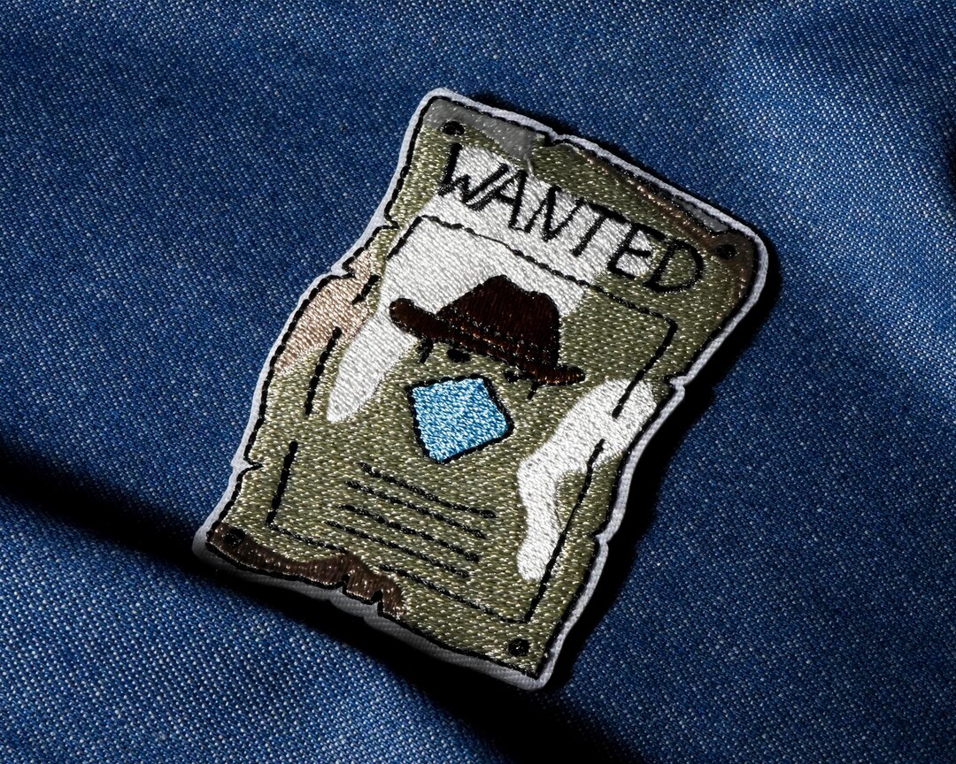 Wanted Poster Bandit Wild West Patch Iron on (8 X 5cm) - Etsy UK