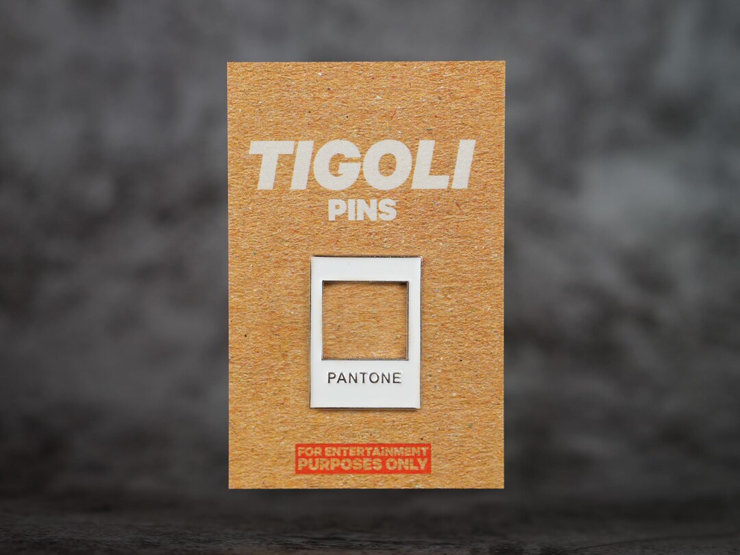 Pantone Image Frame Pin Badge - Etsy