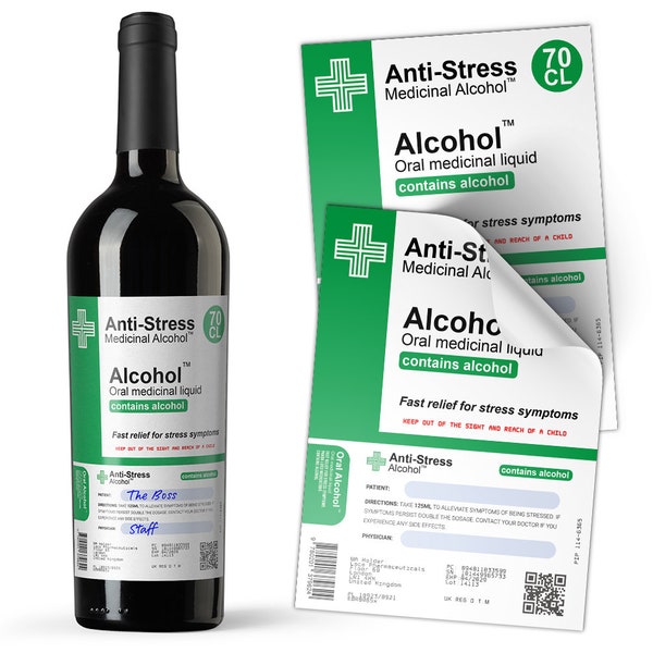 Funny Wine Labels - Etsy UK