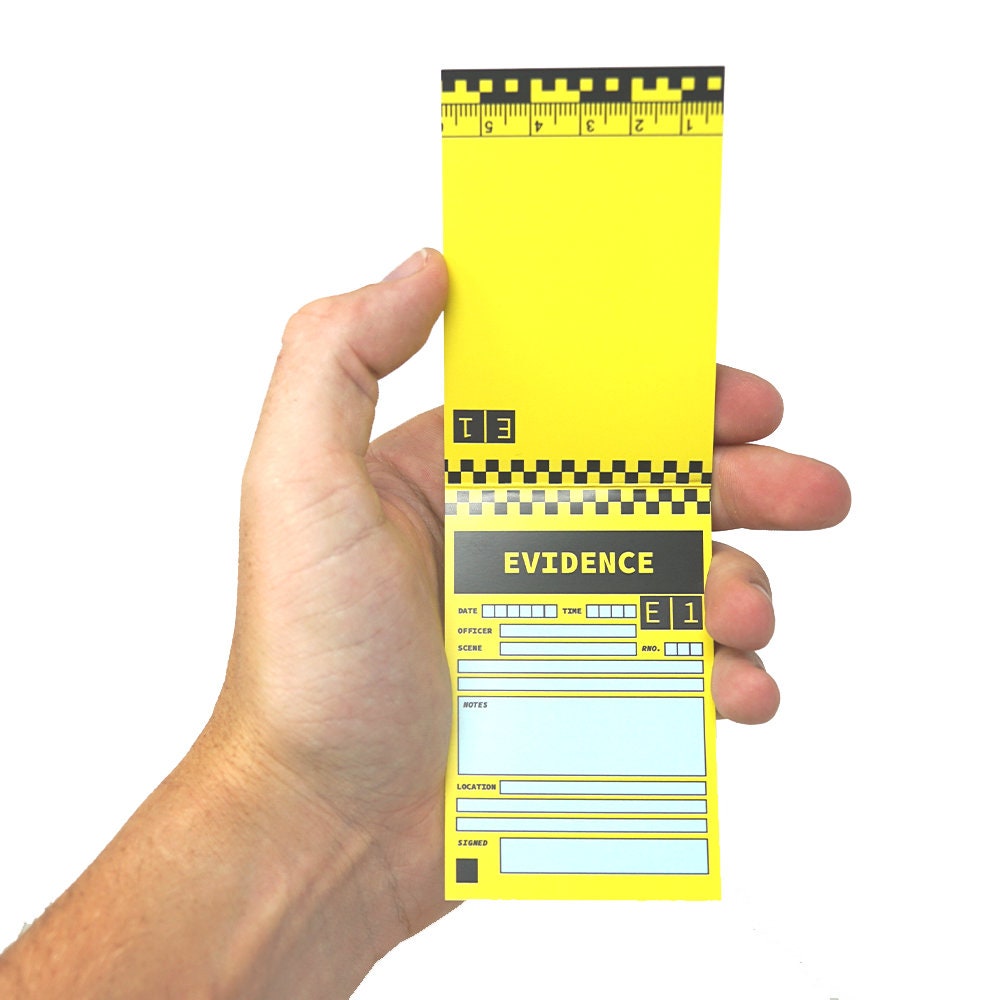 10 PACK CSI Crime Scene Number Markers Funny Novelty Murder Party Games ...