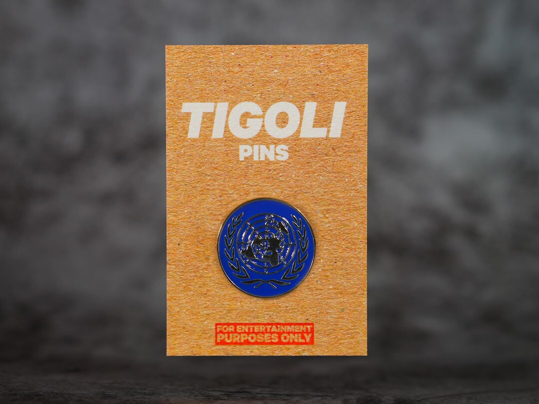 United Nations Button Gold Diplomat Pin Badge - Etsy