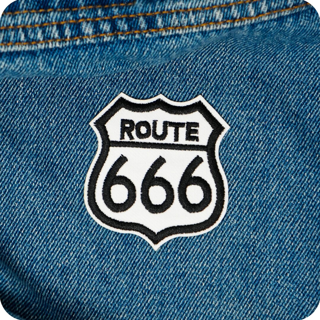 Route 666 United States Highway Iron on Patch (6 X 6cm) - Etsy