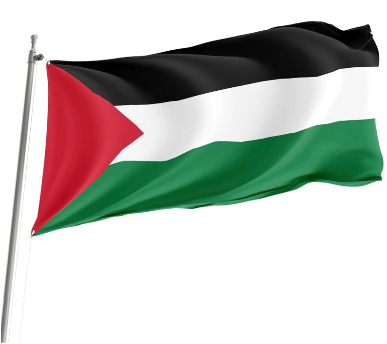 150 X 90cm Palestine Palestinian Flag - Large Polyester Freedom Gaza ...
