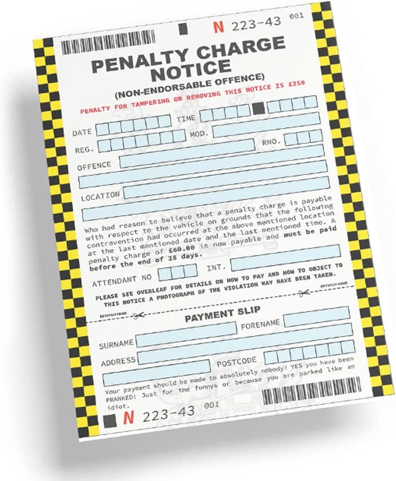 10 PACK AWESOME Realistic Official Looking Novelty Joke Prank Funny ...