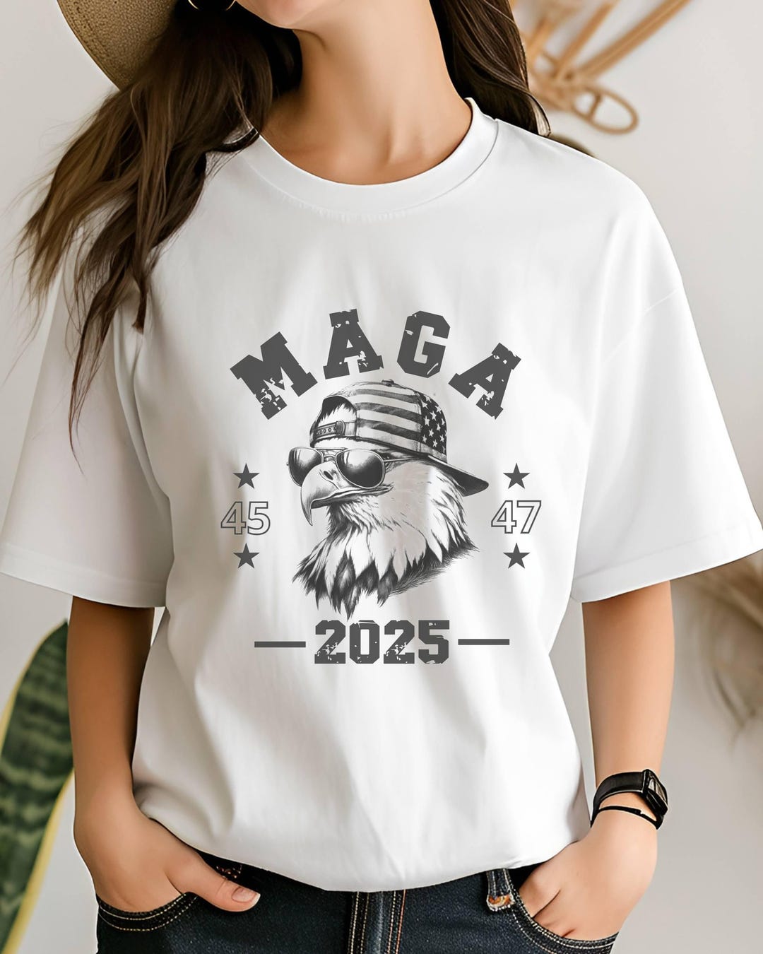 Donald USA President Eagle Flag PNG MAGA 2025 Instant Download, Make ...