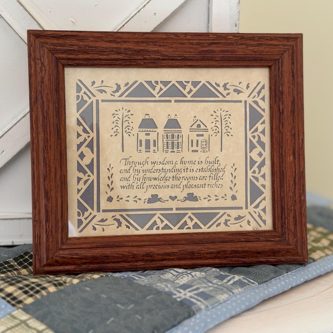 Vintage Framed Scherenschnitte: Paper Cutting Folk Art by Regina ...